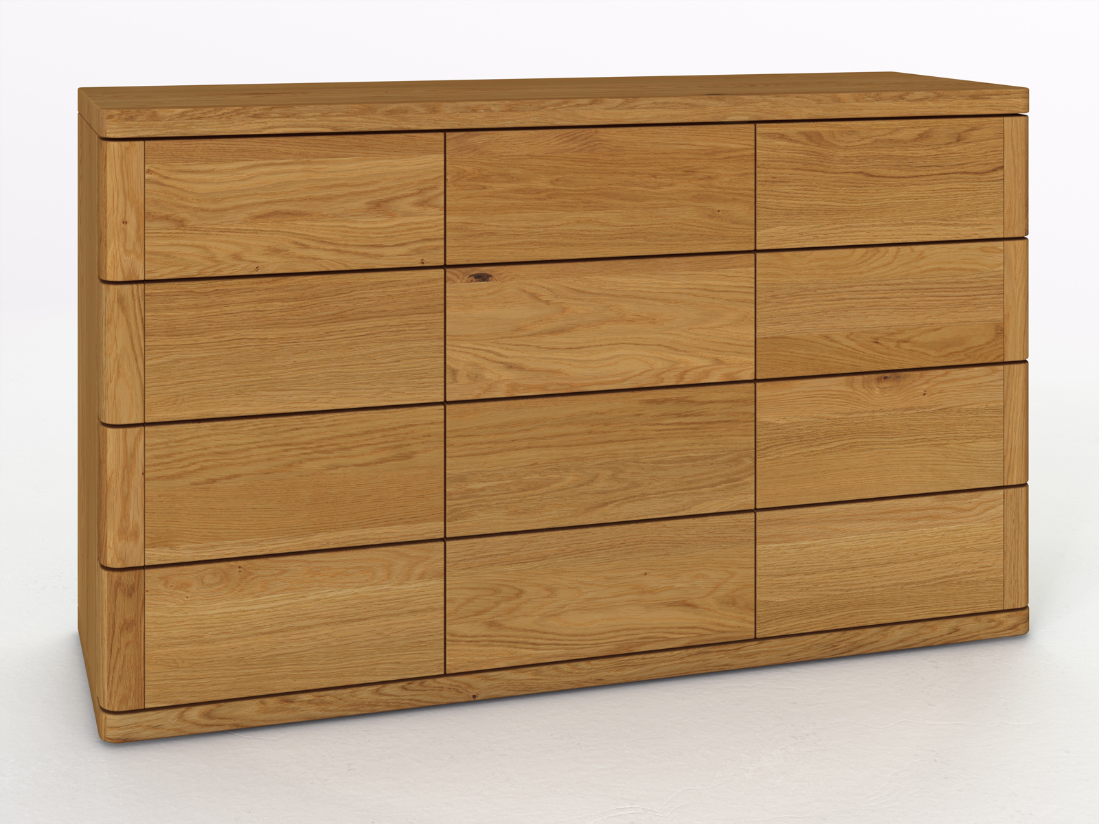 Massivholzkommode „Diana B“ 150 cm breit